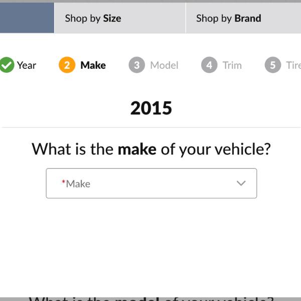 Find Tires by VIN Number | TireTerrain